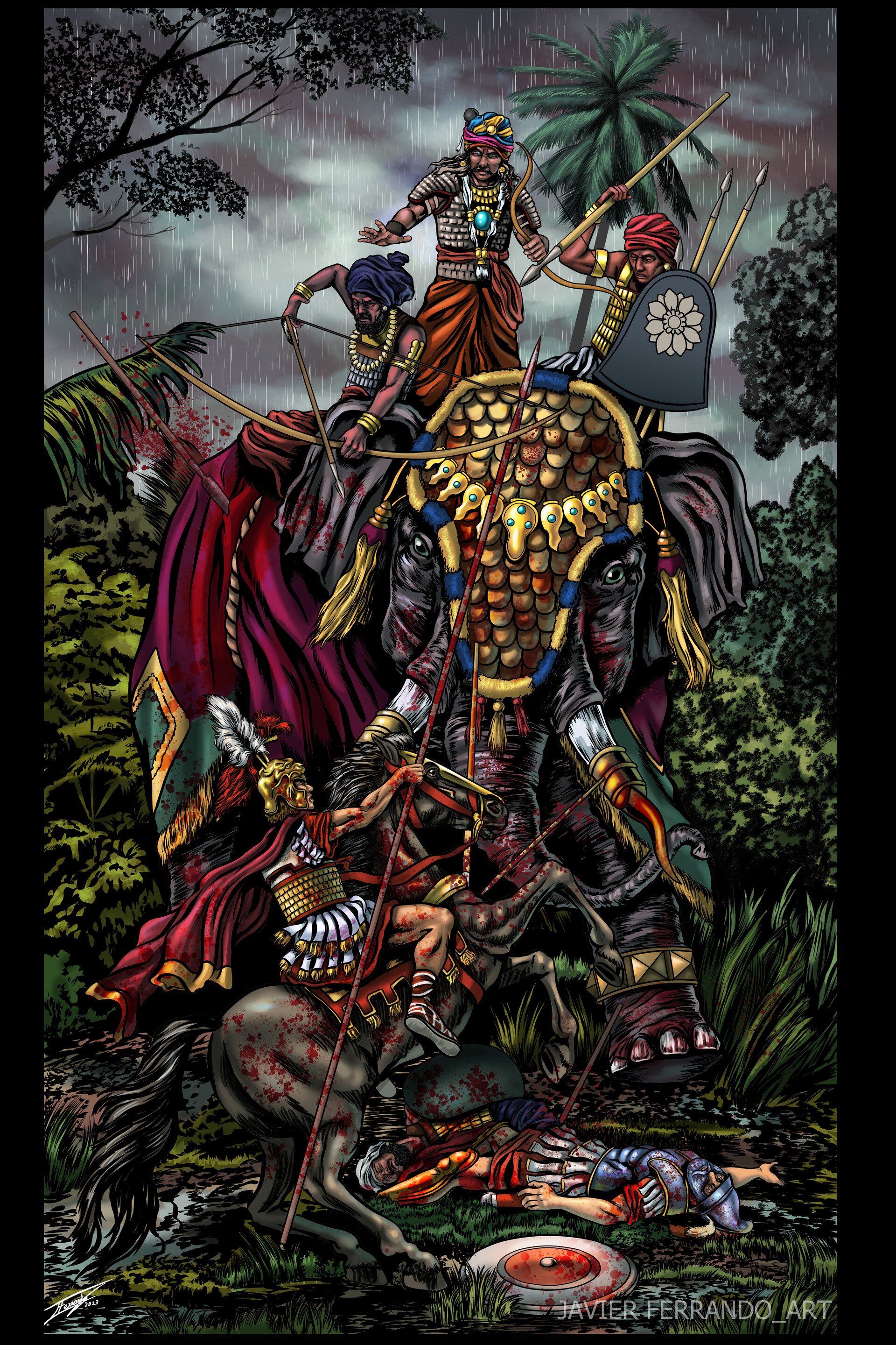 ArtStation - Alexander vs Poros