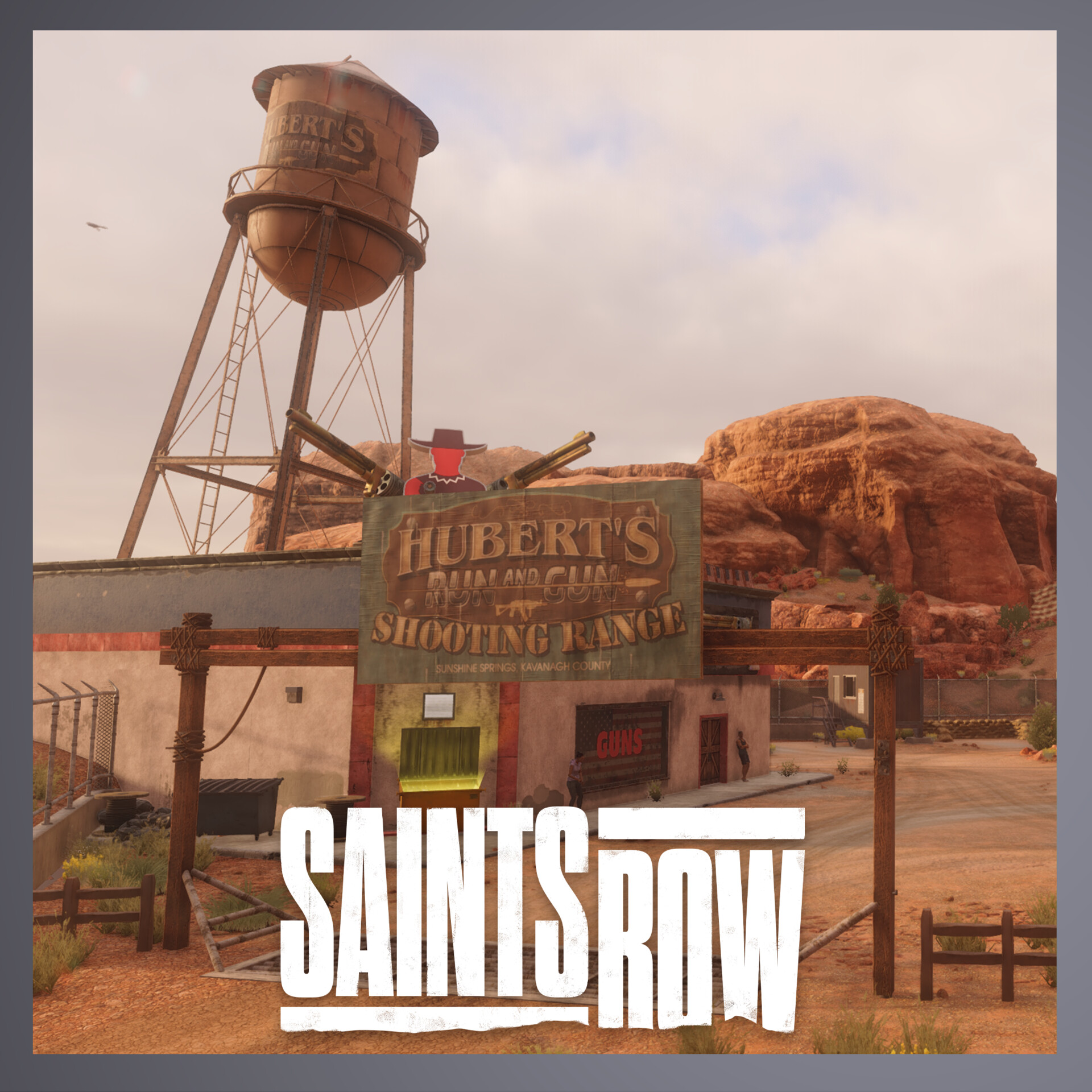 ArtStation - Saints Row DLC | Hubert's Gun Range POI