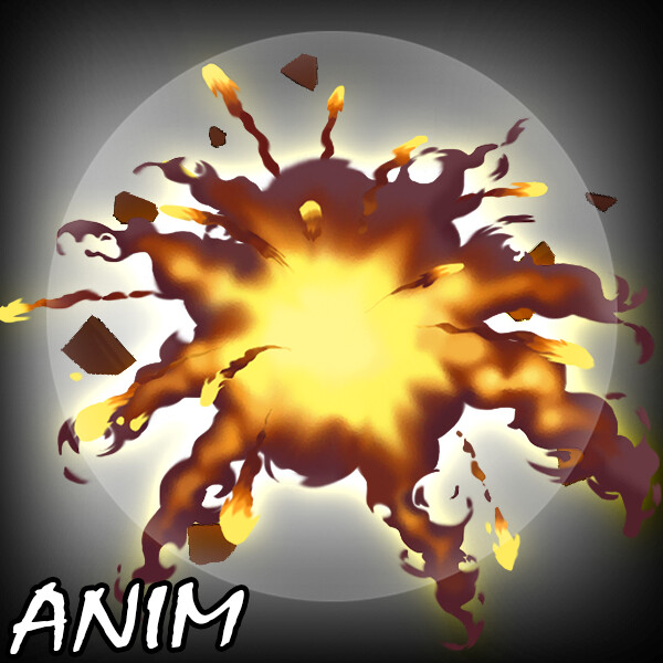 ArtStation - Oh Mine Gold! Explosion Anim
