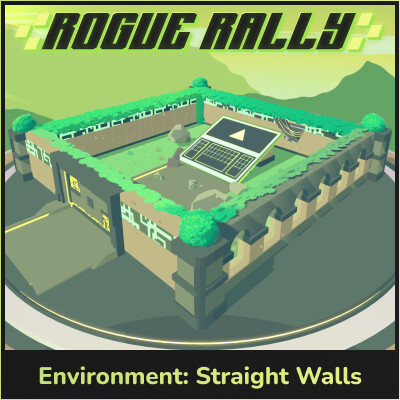 ArtStation - Rogue Rally: Environmental (Structural) - Modular Assets: Straight Walls