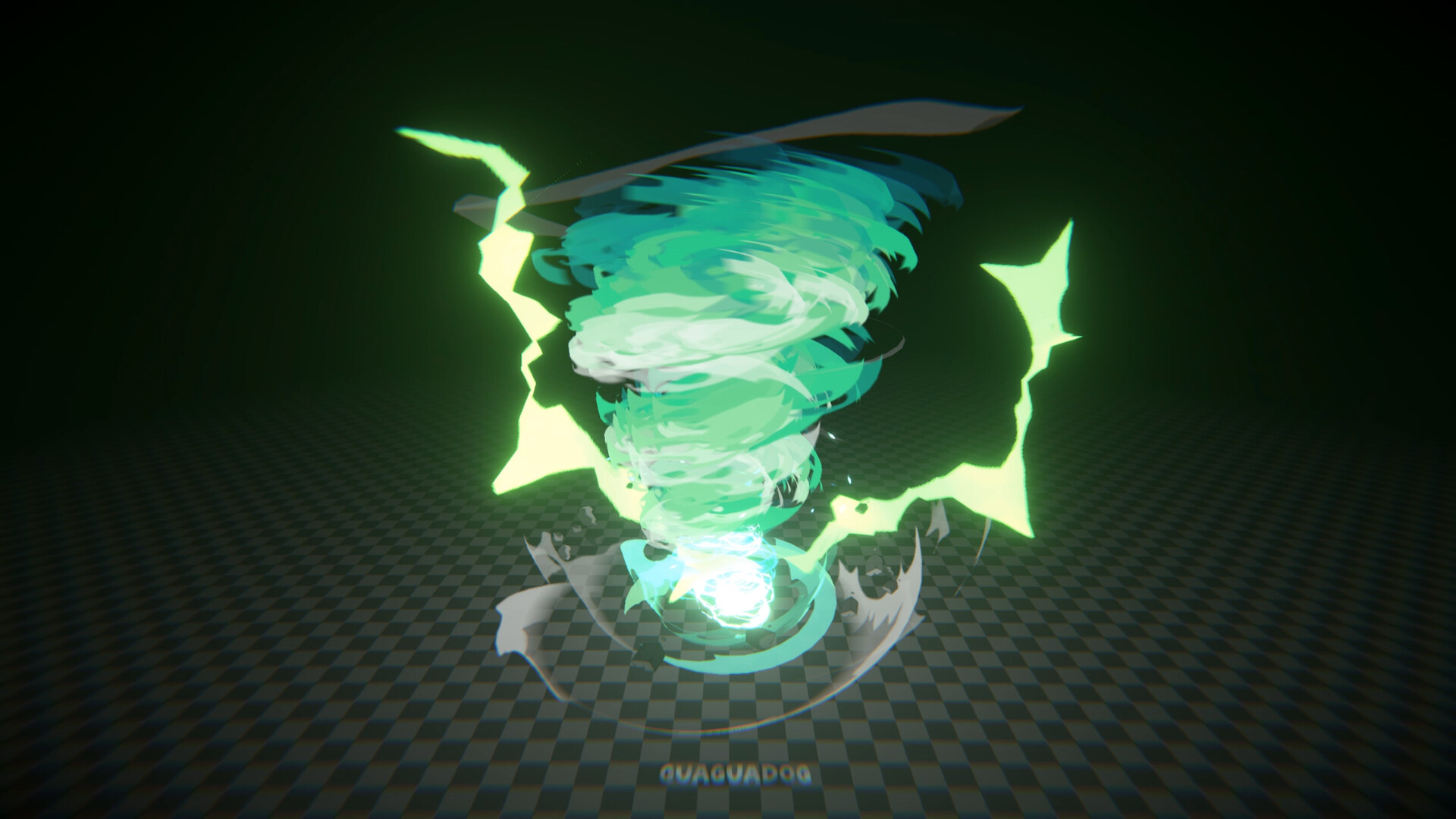 ArtStation - 特效练习风元素、闪电元素\VFX Practice of the wind element and exercises related to the ...