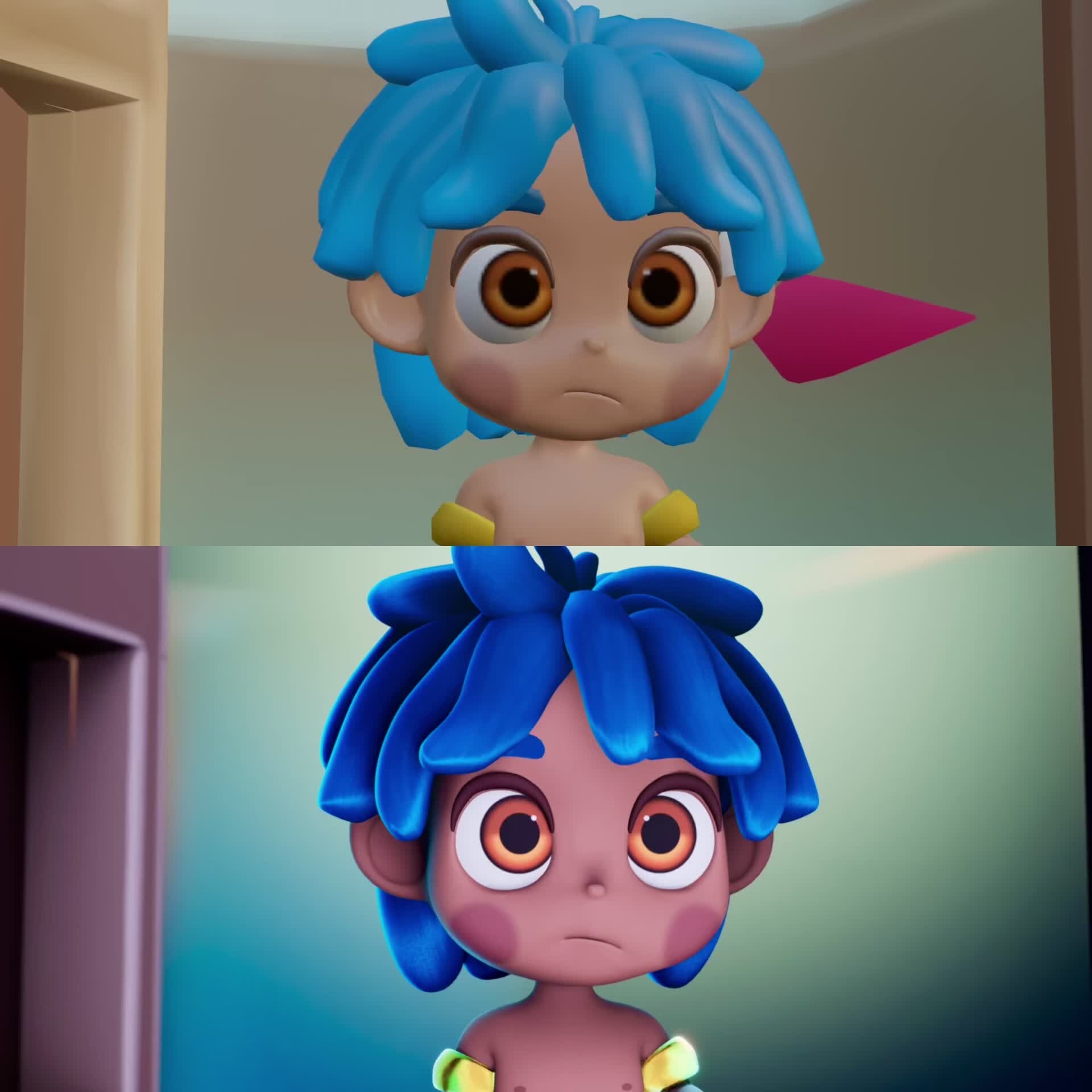 ArtStation - Comparison of Lighting in Trotties: Magic World Adventures