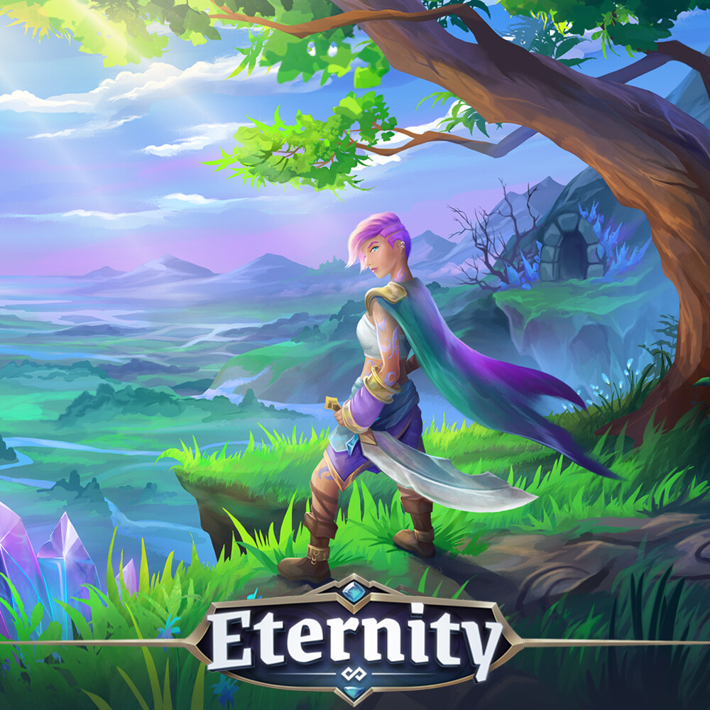 ArtStation - Eternity login screen artwork
