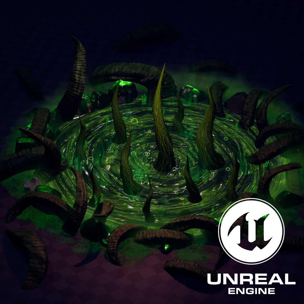 ArtStation - Reclamation/Spawn pool Tyranids/Zerg style.