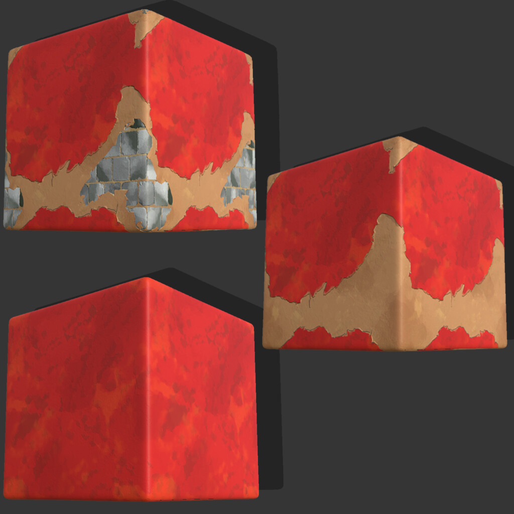 ArtStation - Procedural Red Wall