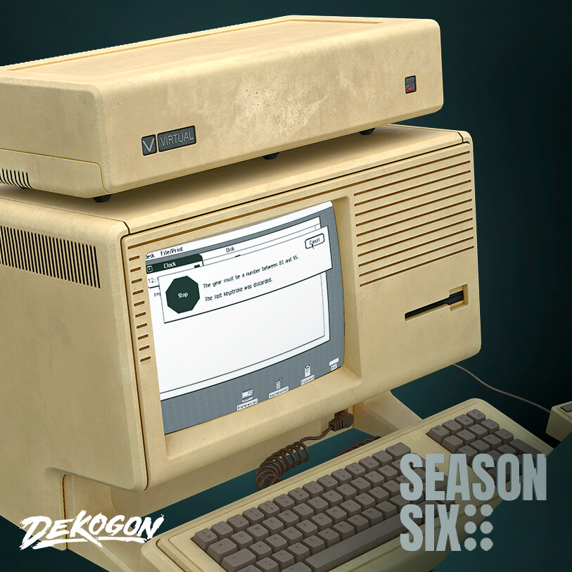 ArtStation - DEKOGON - Computer - PROPS Season 6 Content