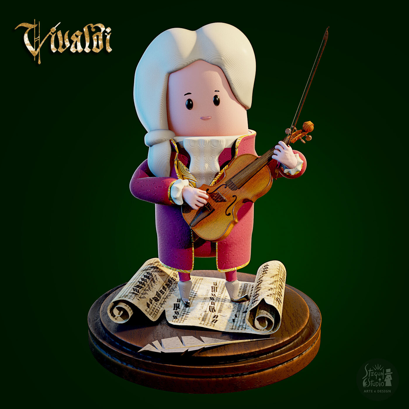 ArtStation - Vivaldi - 3D Character