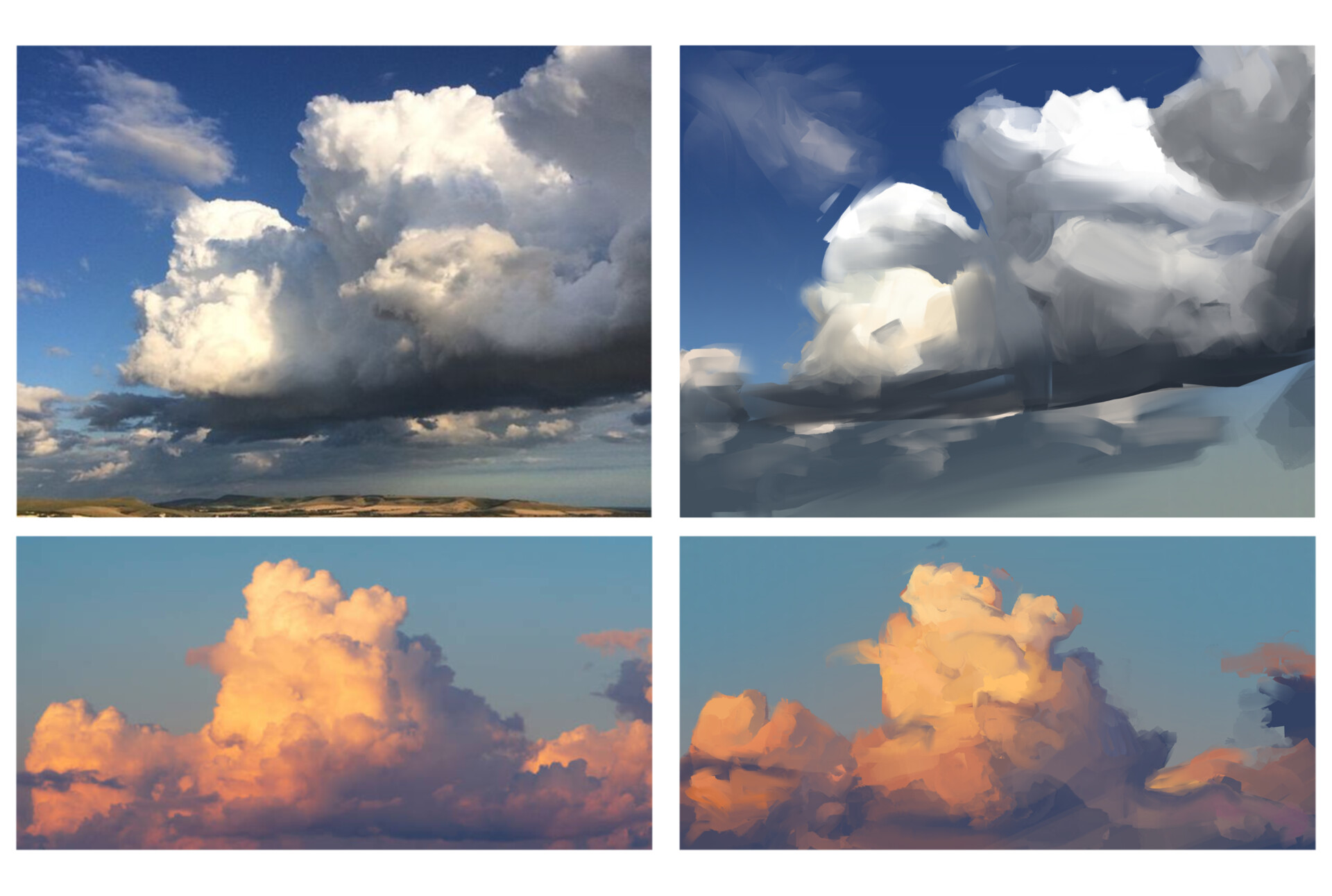 ArtStation - Rock and Cloud Studies