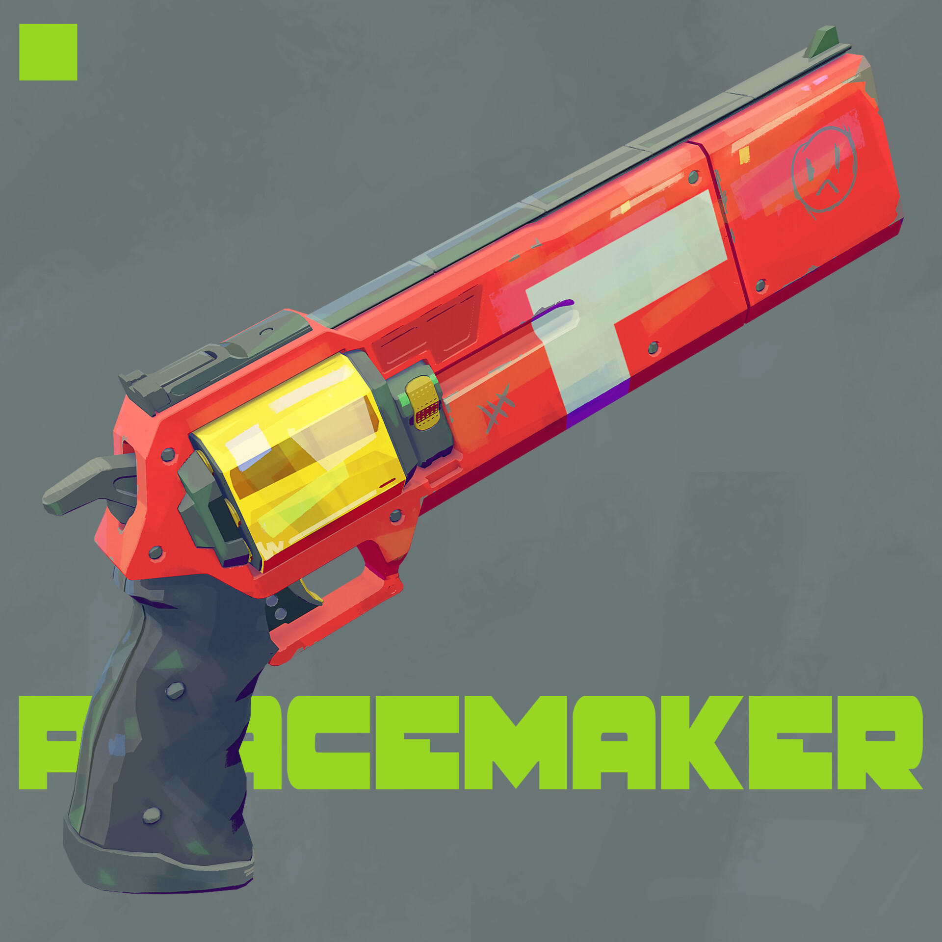 ArtStation - Peacemaker Revolver