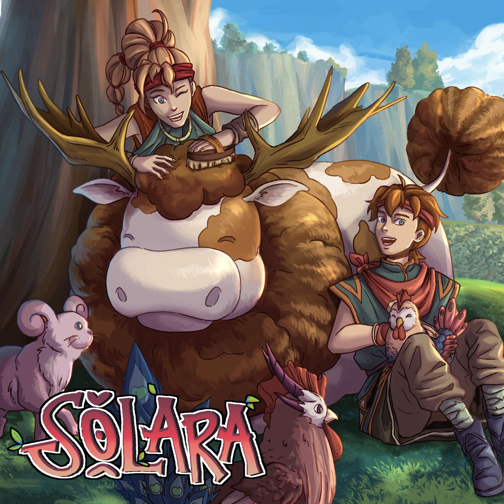 ArtStation - Solara - Solarpunk Farming Simulator (Visual Development/Concept art)