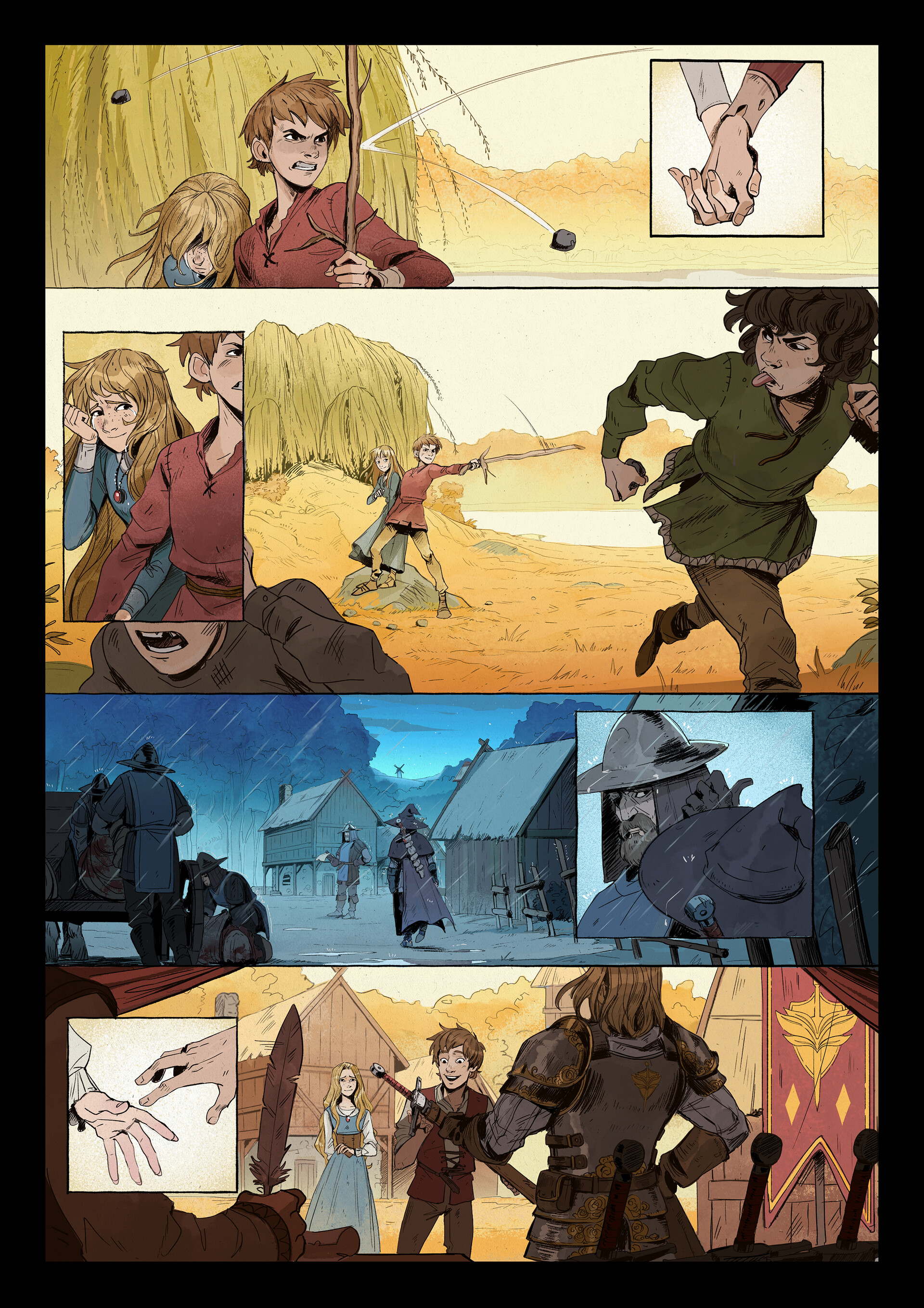 ArtStation - Coronach - A short Comic story