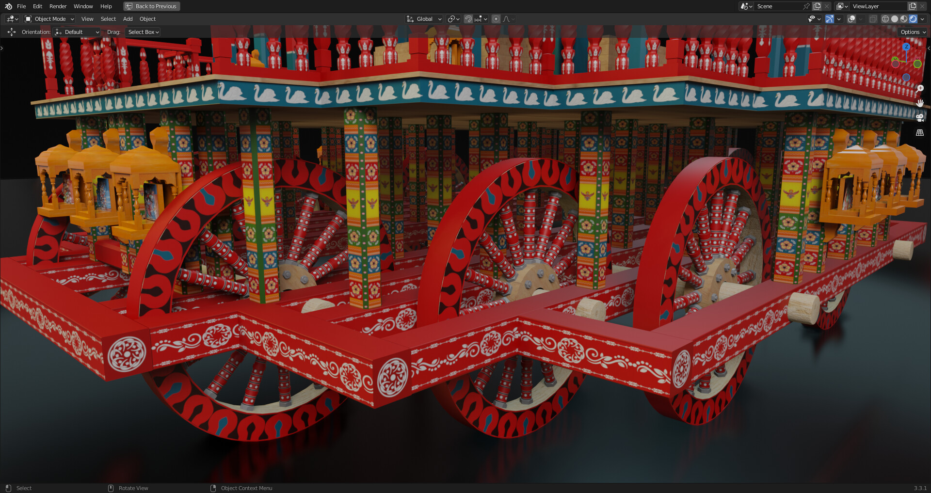 ArtStation - JAGANNATH SUBHADRA BALARAM RATH jagannath chariot RATH YATRA