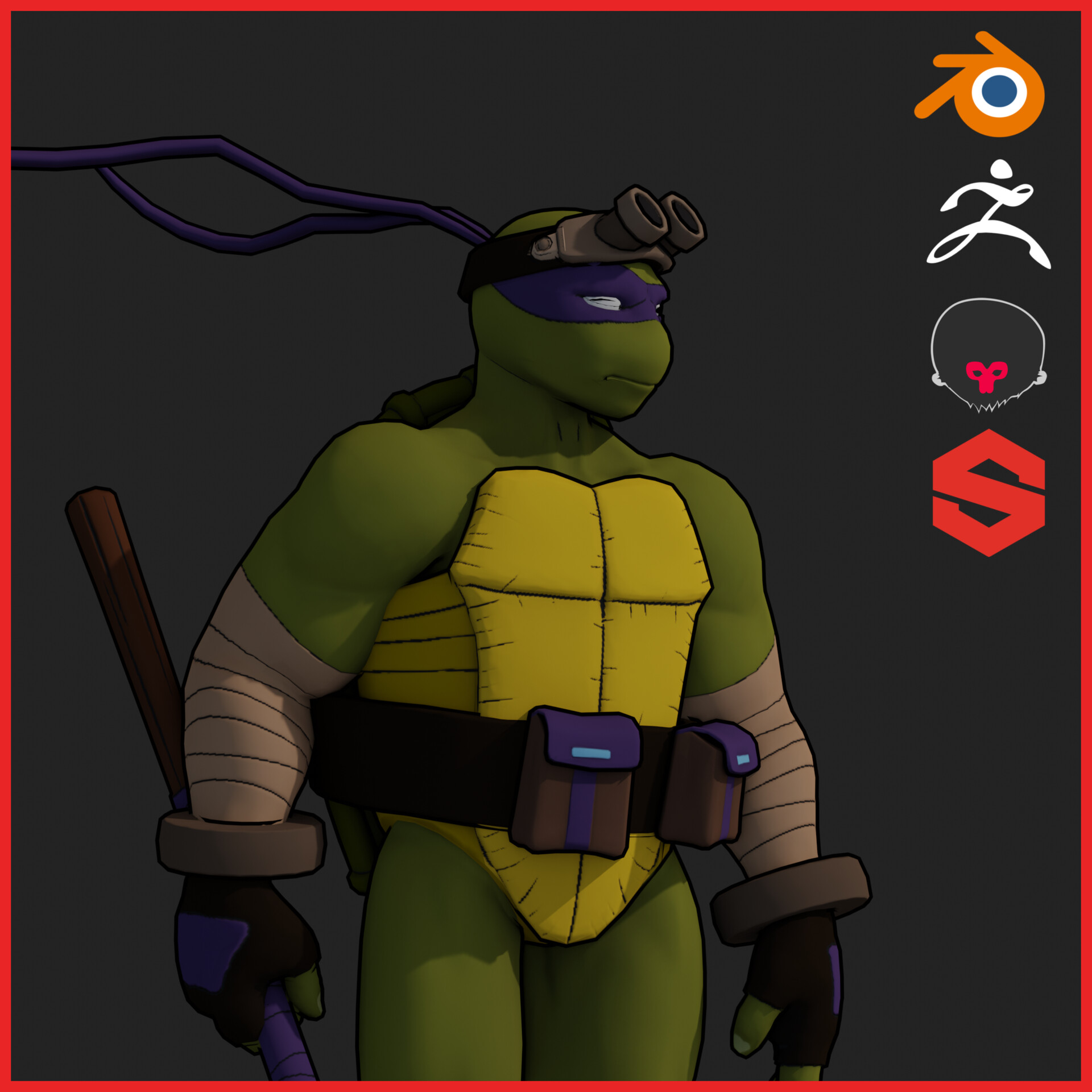 ArtStation - TMNT Donatello Fanart