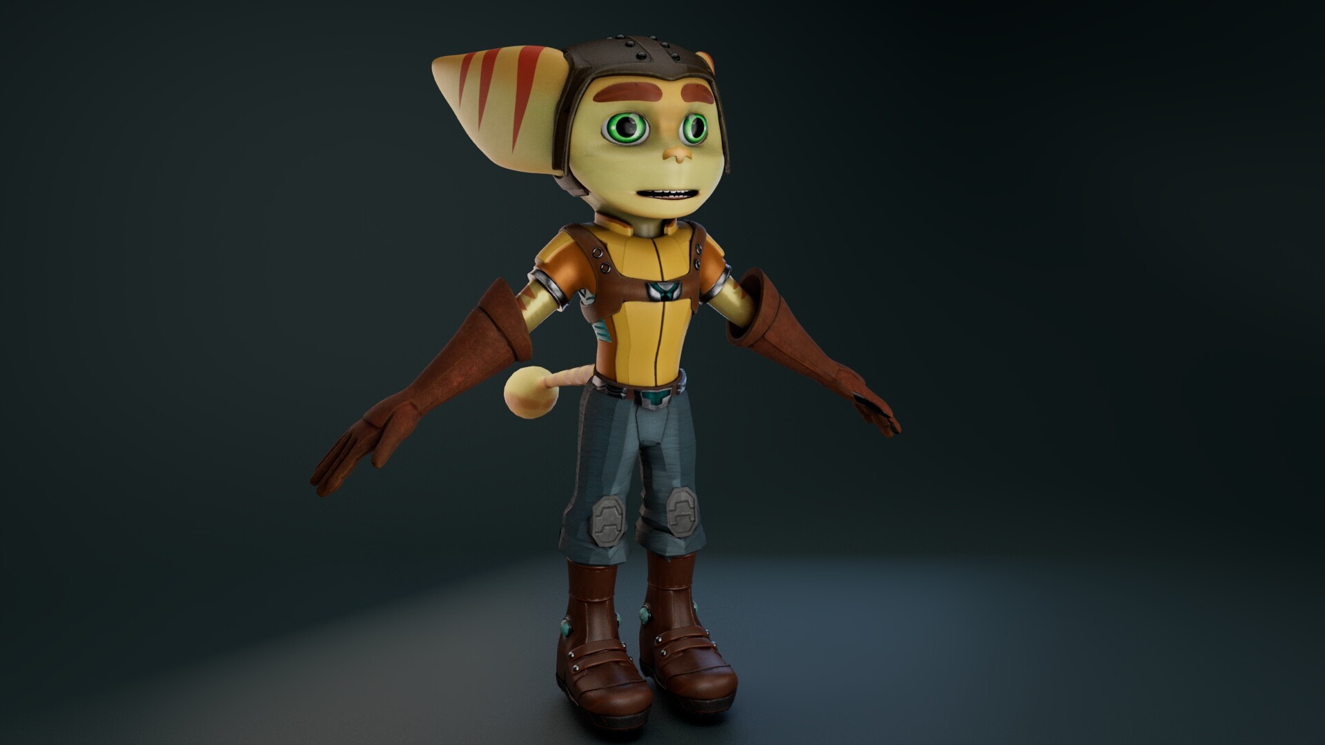 Akshai - Ratchet Character( Ratchet & Clank game)