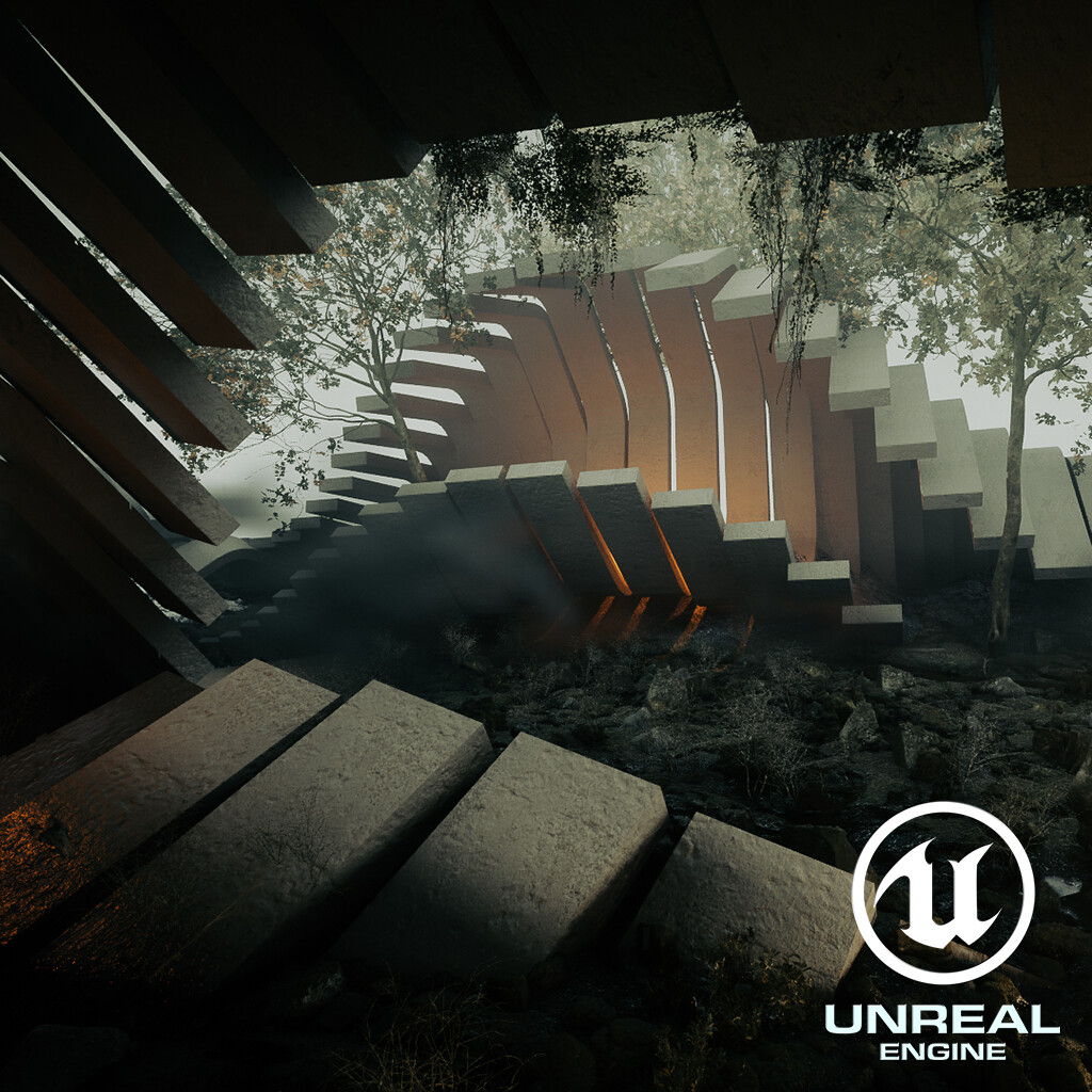 ArtStation - Generative postapocalyptic mossy