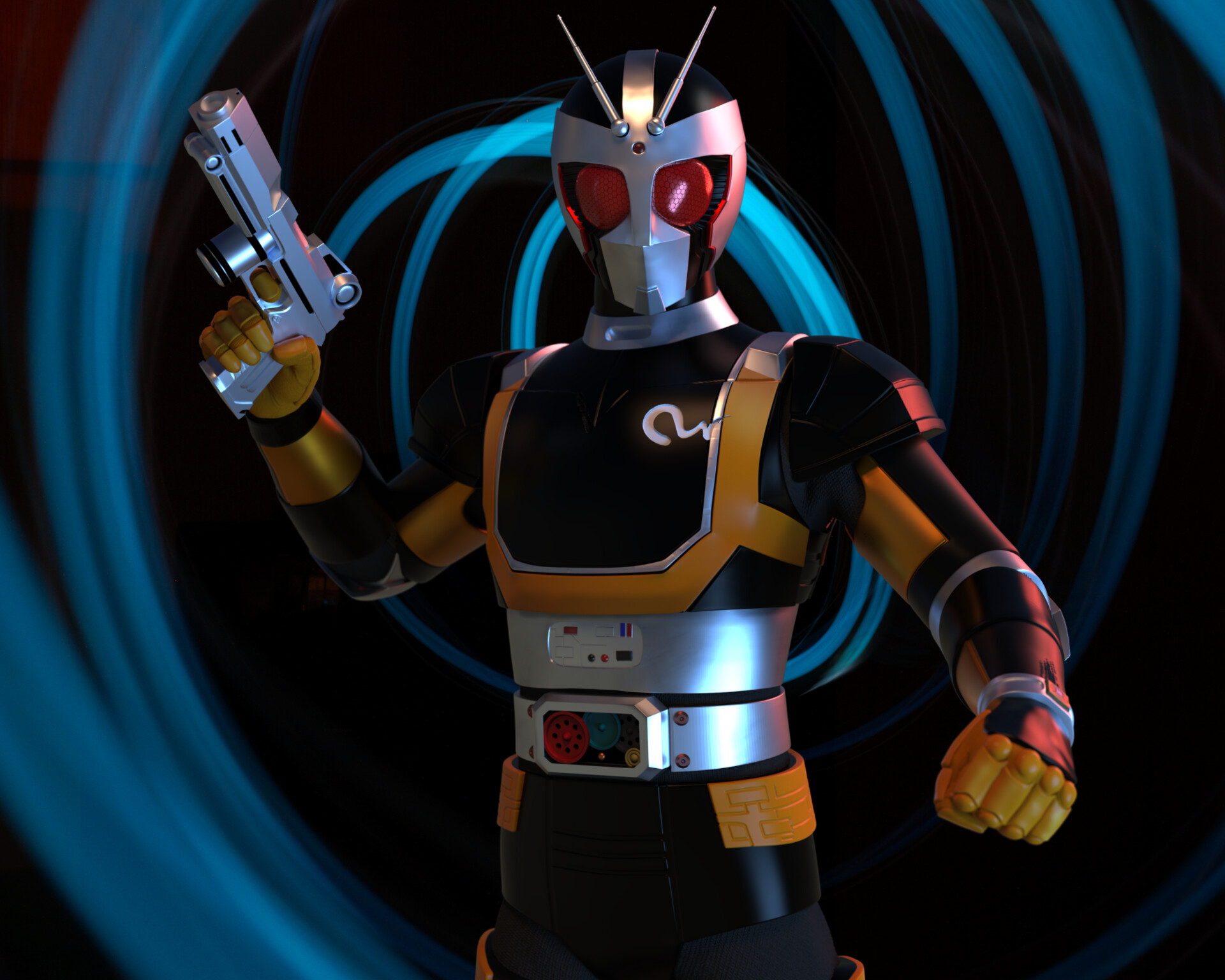 ArtStation - Robo Rider - Kamen Rider Black RX