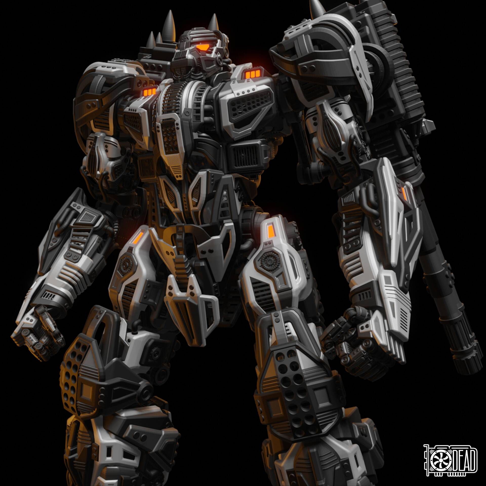 ArtStation - Blender Modeling Robot - Custom Mecha Frame - IRONTROOPER ...