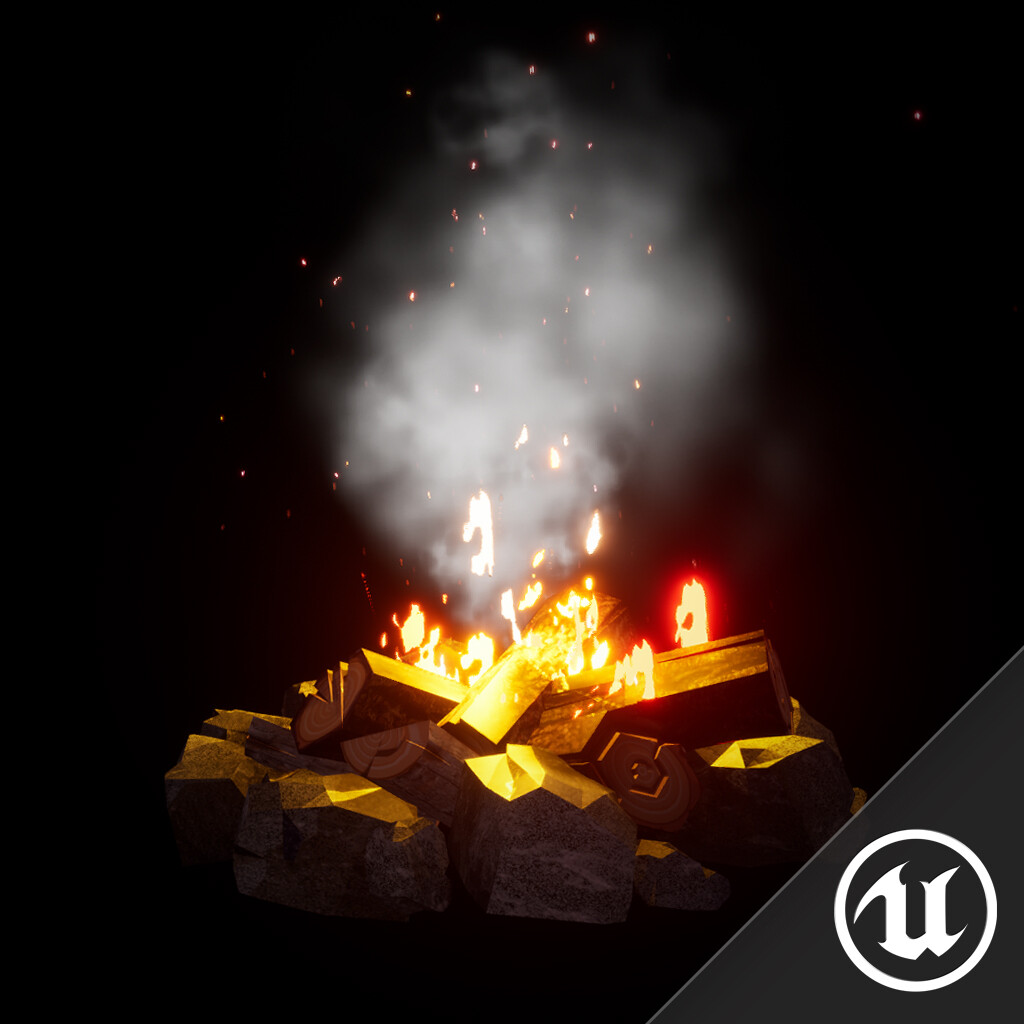 ArtStation - Camp Fire