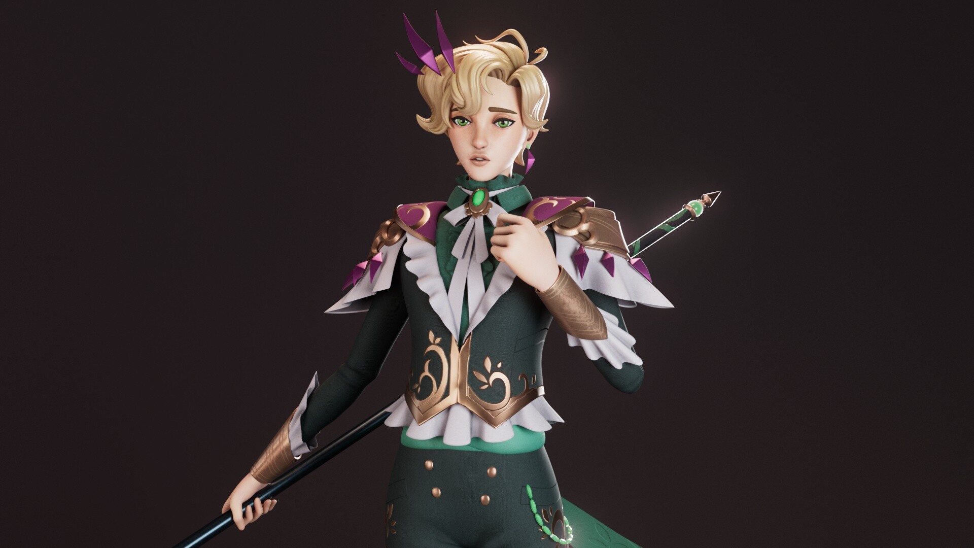ArtStation - Leif Bloom - 3D Character Model