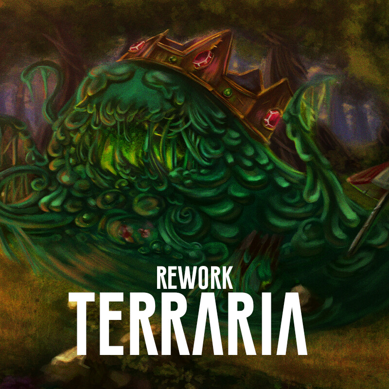 ArtStation - crying slime king - Splash Art