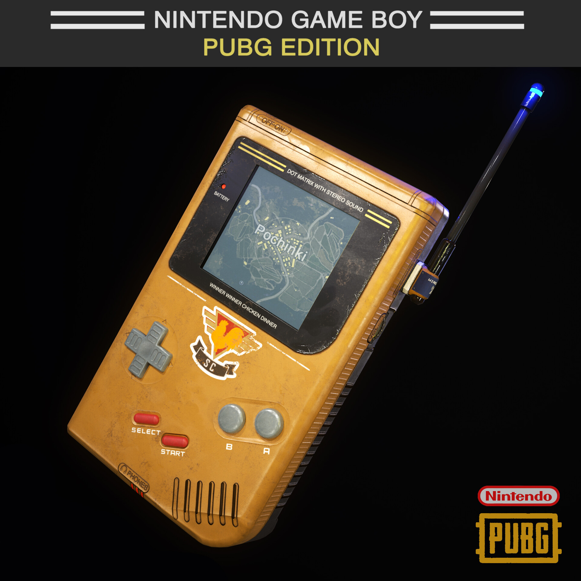 ArtStation - NINTENDO GAMEBOY - PUBG Edition