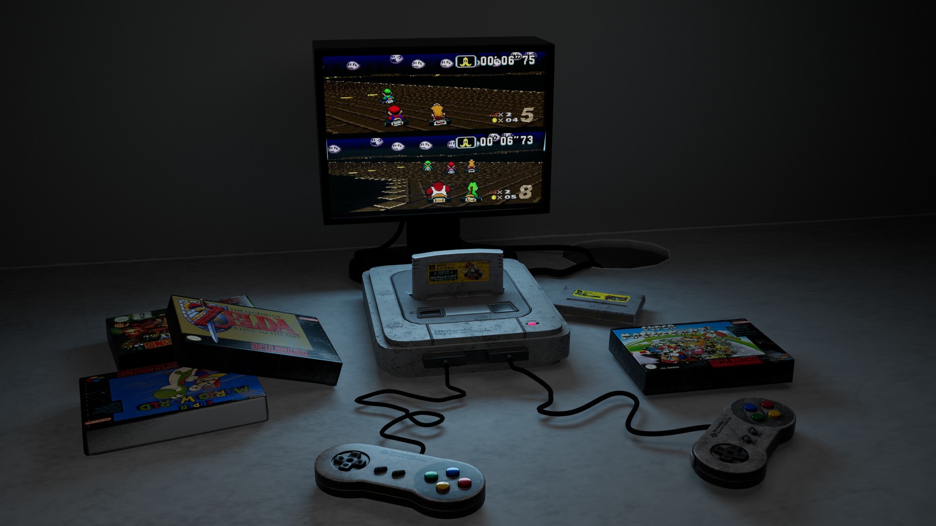 ArtStation - Nintendo Super Famicom