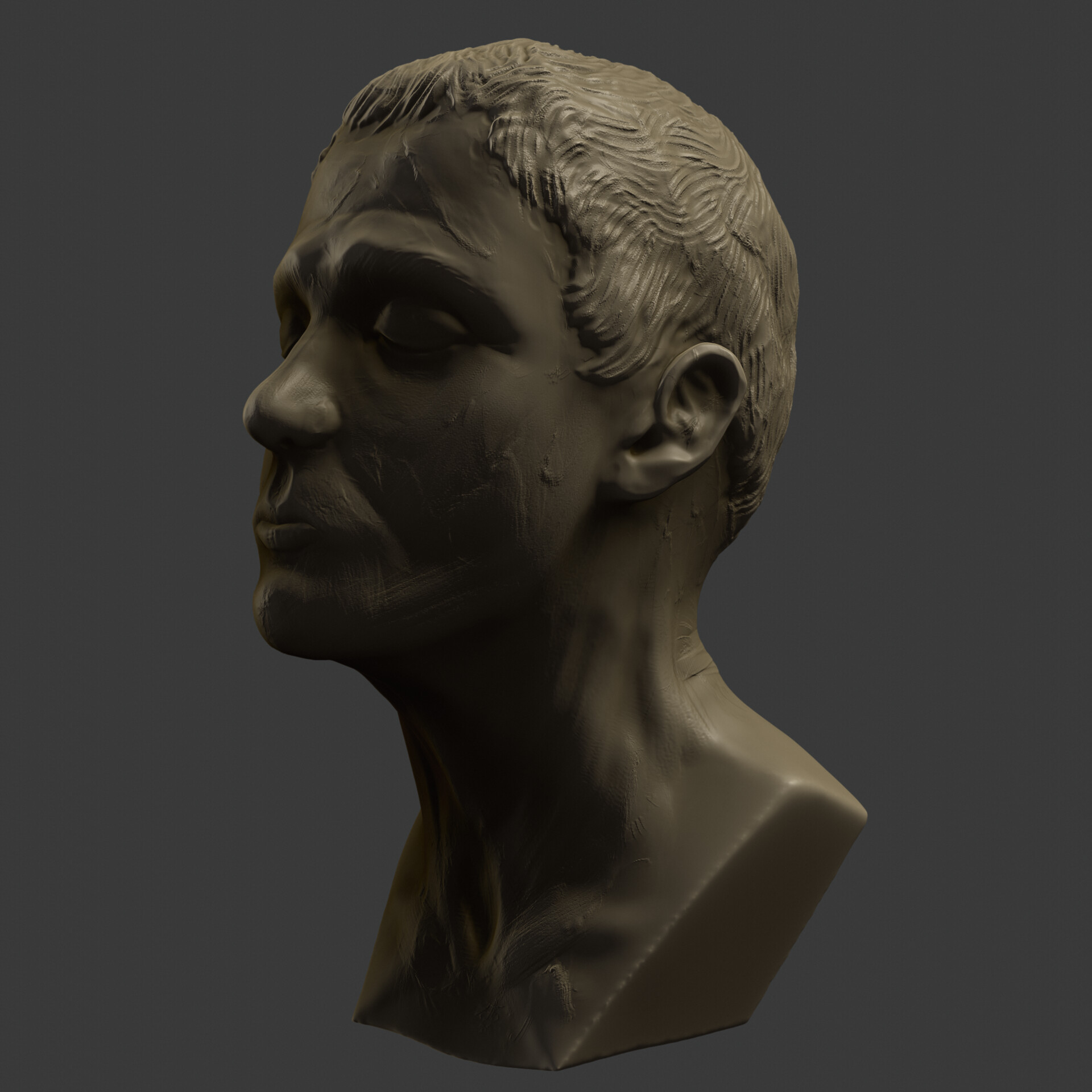 ArtStation - clay head exercise