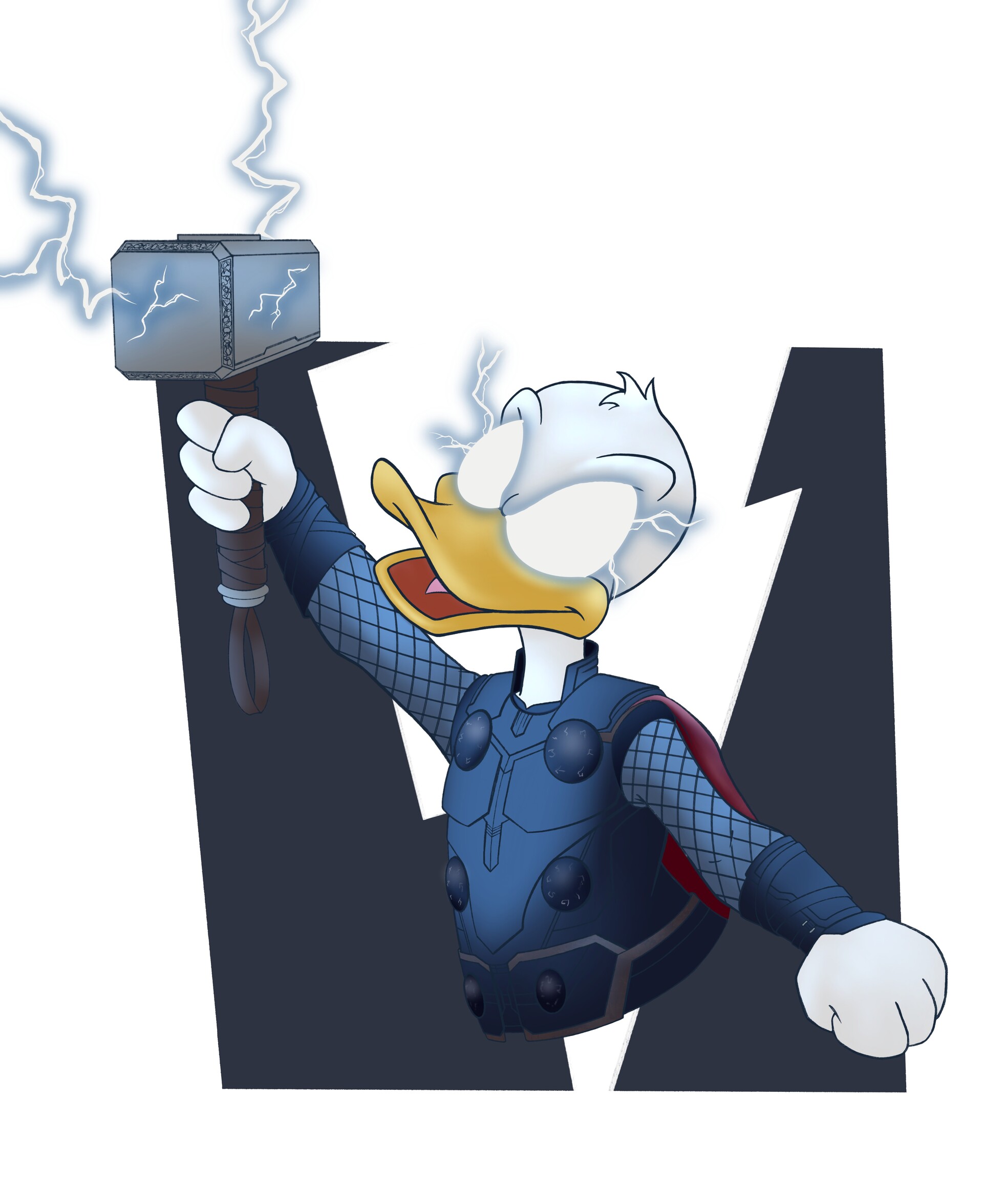 ArtStation - Thor/Donald Duck