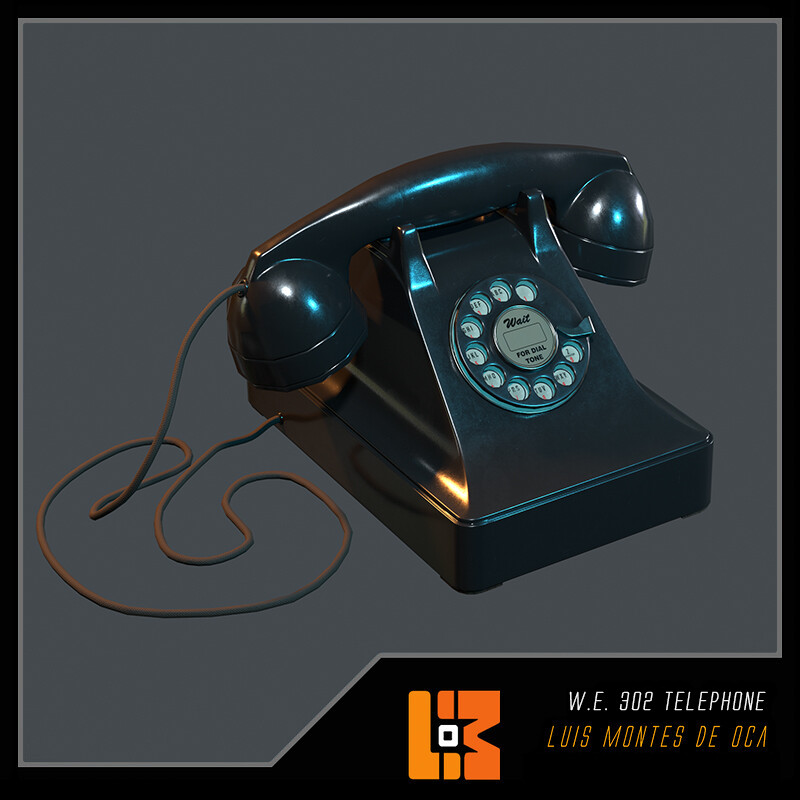 ArtStation - Western Electric 302 Telephone