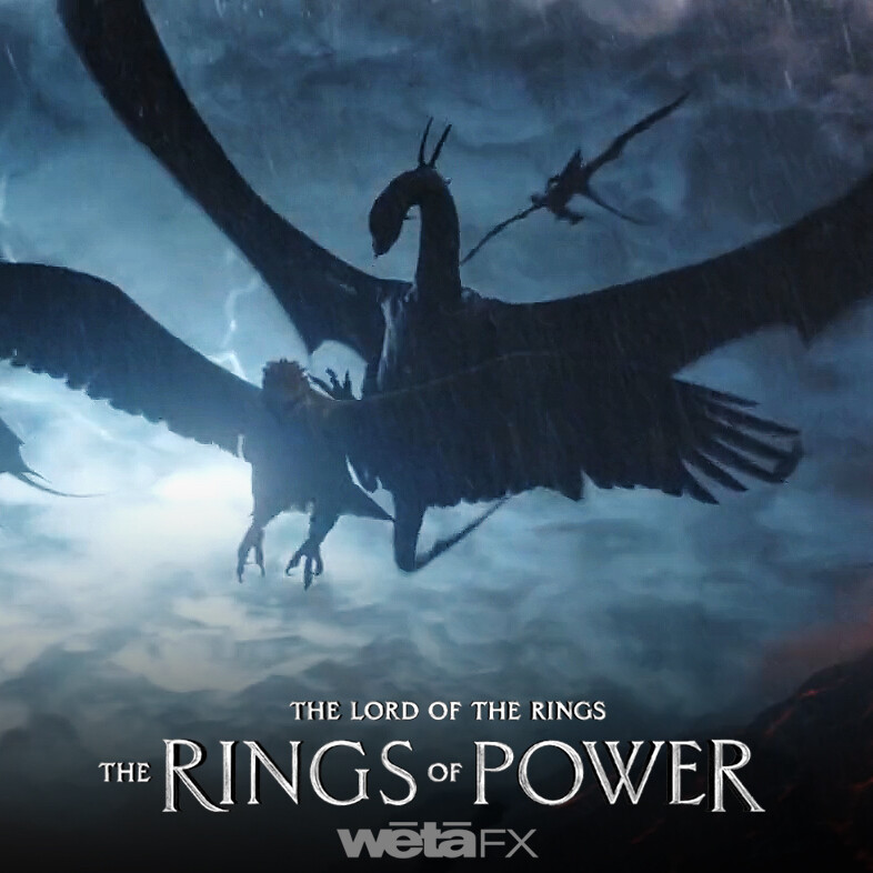 ArtStation - Fell beast creature (Rings of Power: 2022)