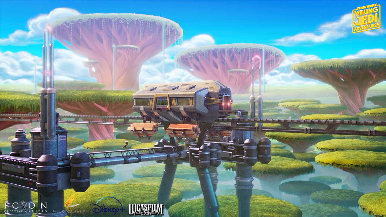 ArtStation - Railway Tenoo-Young Jedi Adventures