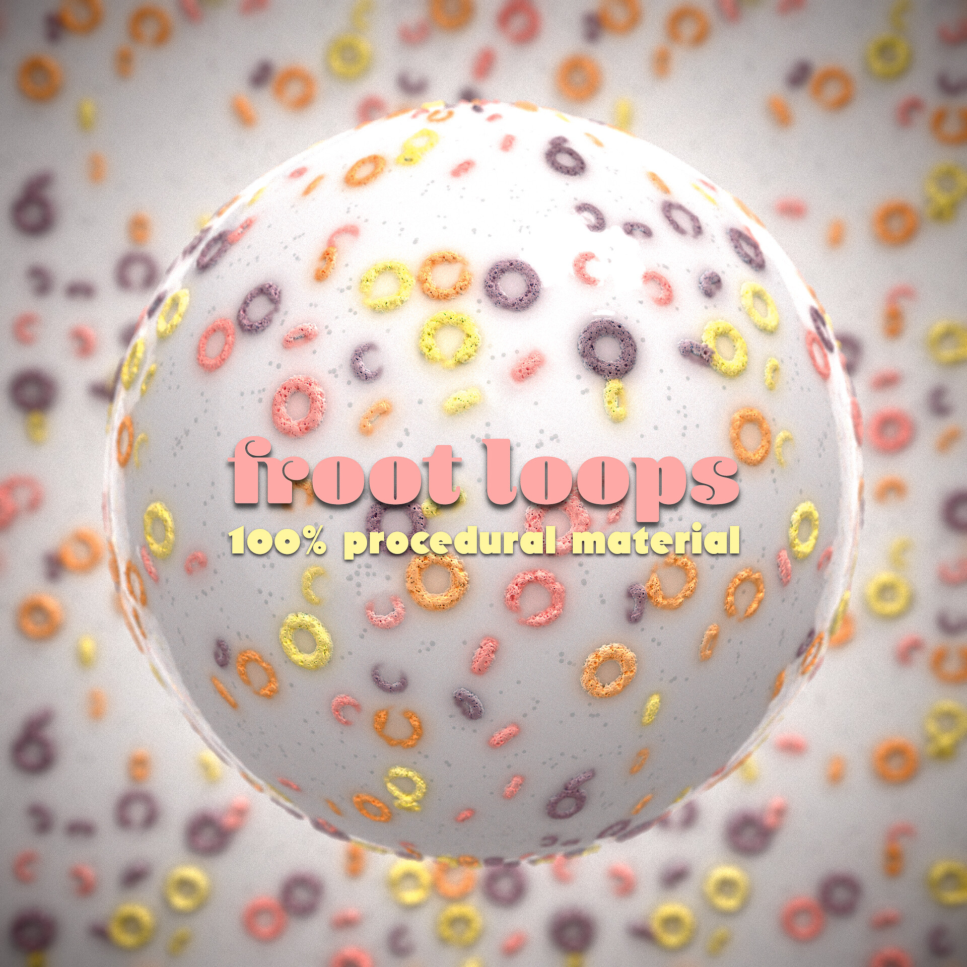 ArtStation - Froot Loops - Fully Procedural Material