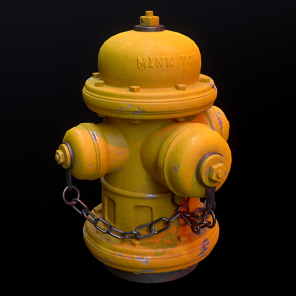 ArtStation - Stylized Fire Hydrant