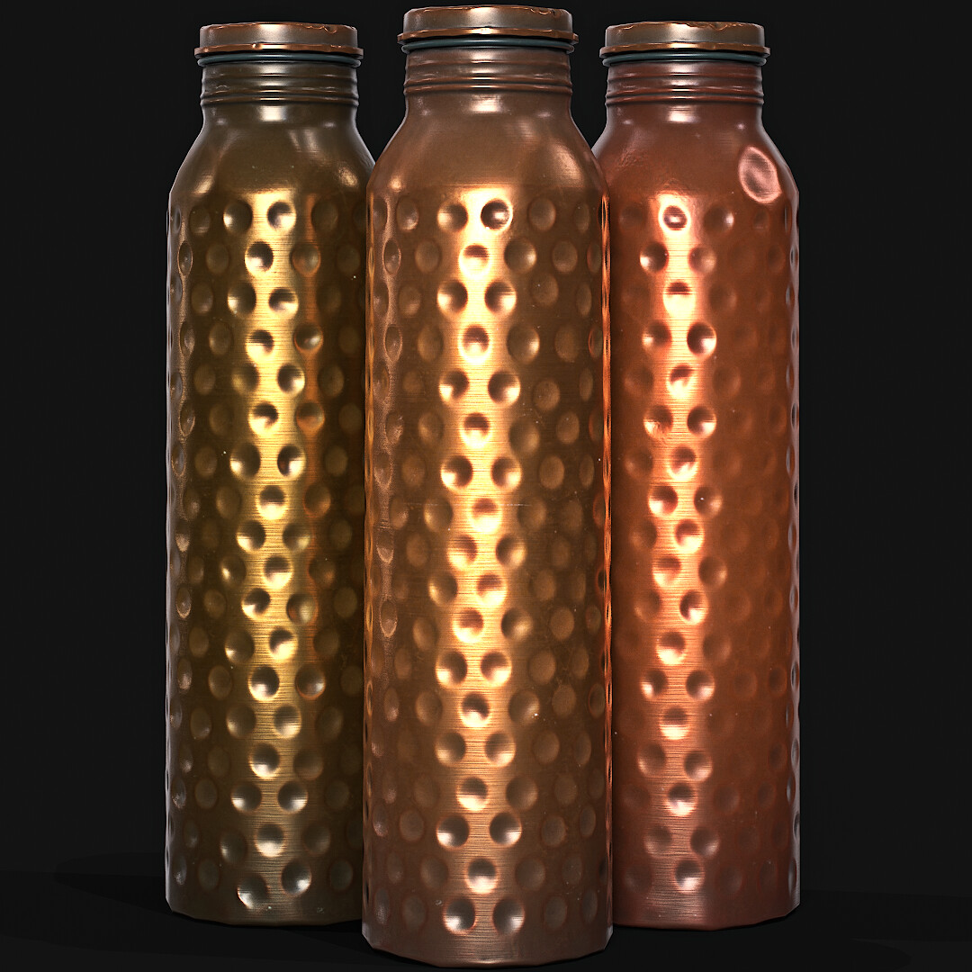 ArtStation - Copper Bottle Game Ready