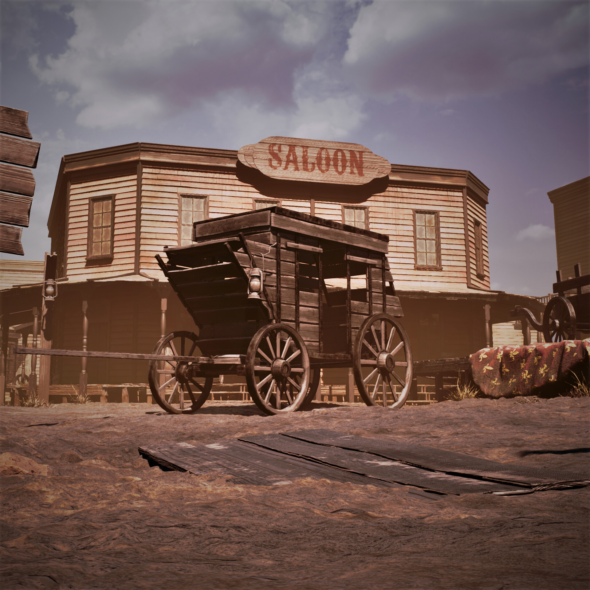 ArtStation - Old Wild West Environment (Unreal Engine 5)