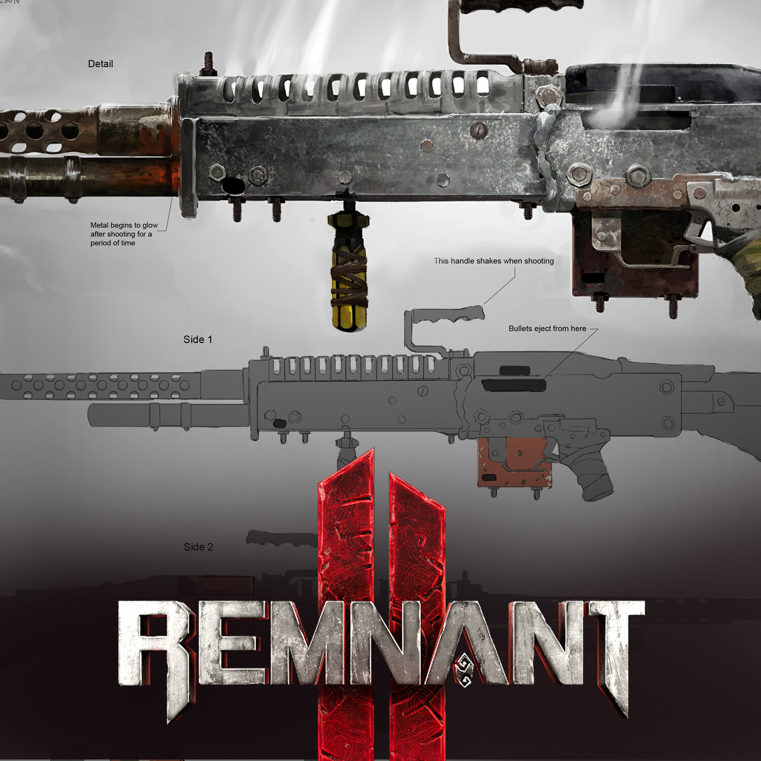 ArtStation - REMNANT 2 - GUN - BONESAW
