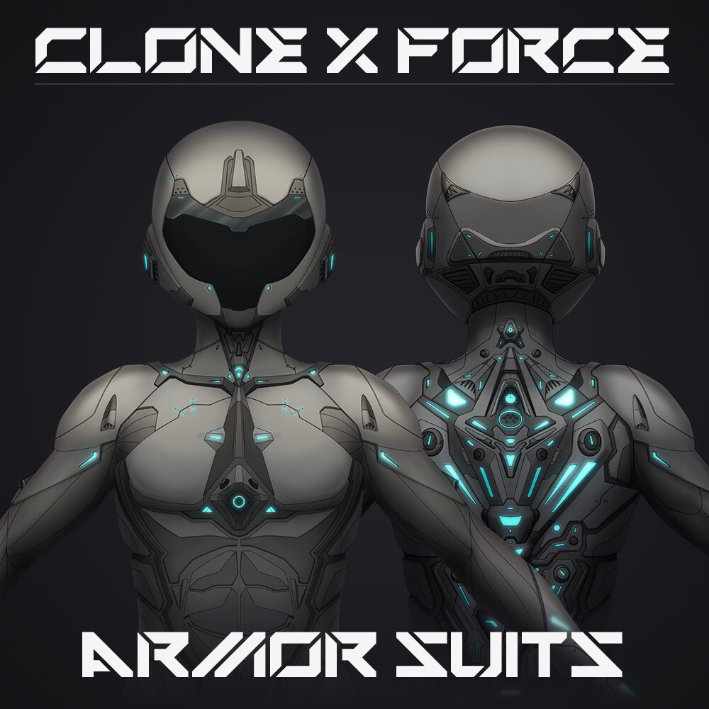 ArtStation - CLONE x FORCE - Armor Suits
