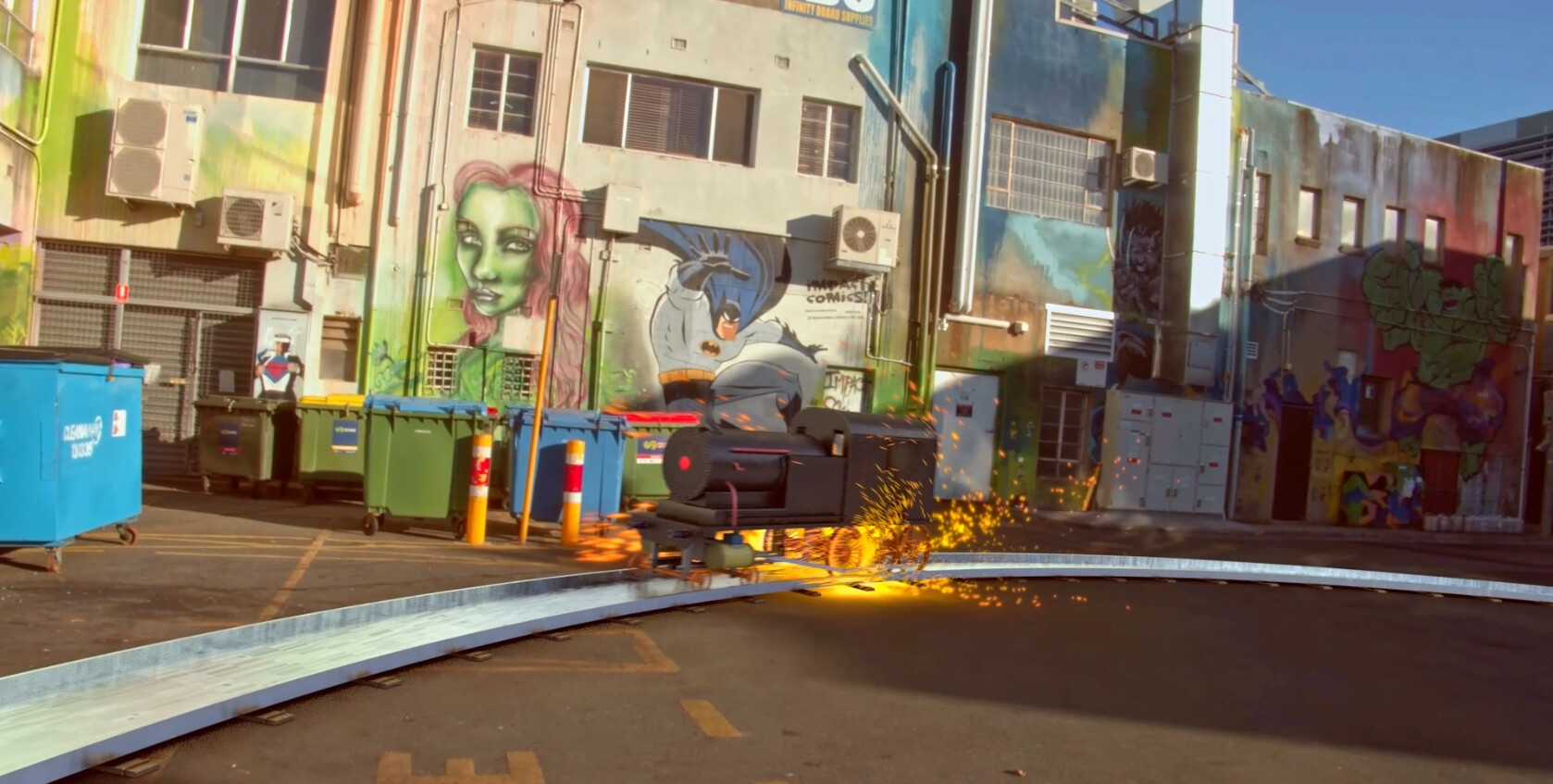 ArtStation - Steam Train Spark