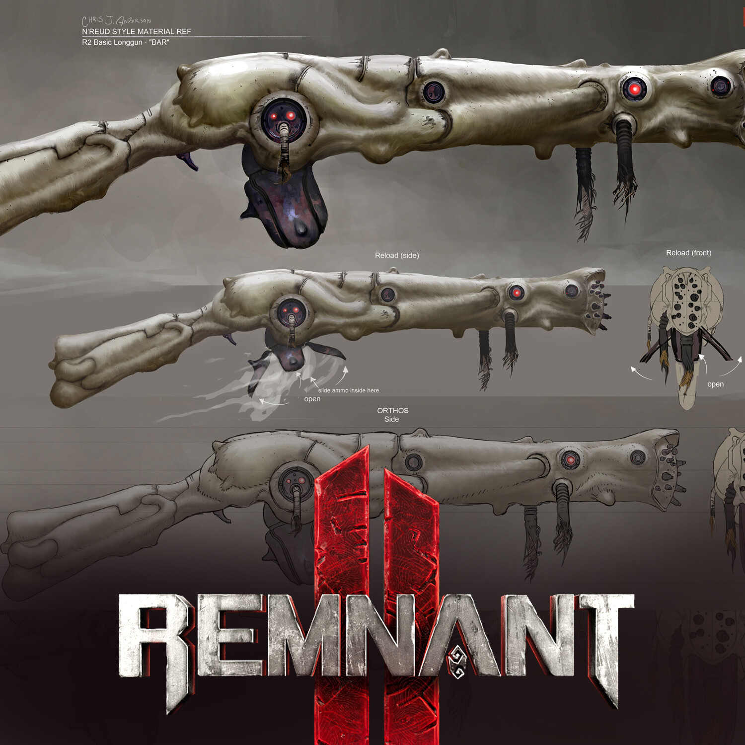 ArtStation - REMNANT 2 - N'ERUD - PULSE RIFLE - & ALL KEY N'ERUD GUN ...