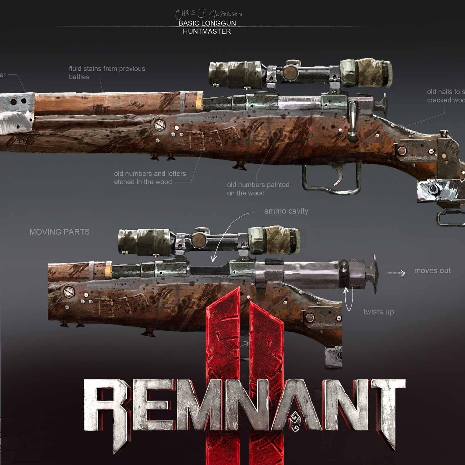 chris anderson - REMNANT 2 - EARTH - HUNTMASTER GUN