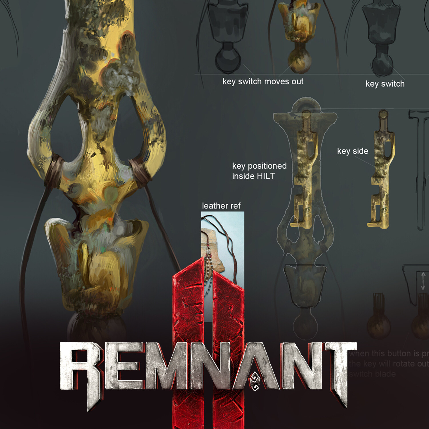 ArtStation - REMNANT 2 - PAN - KOLKET'S RAZOR - & PROPS - & SWORDS - & GUNS
