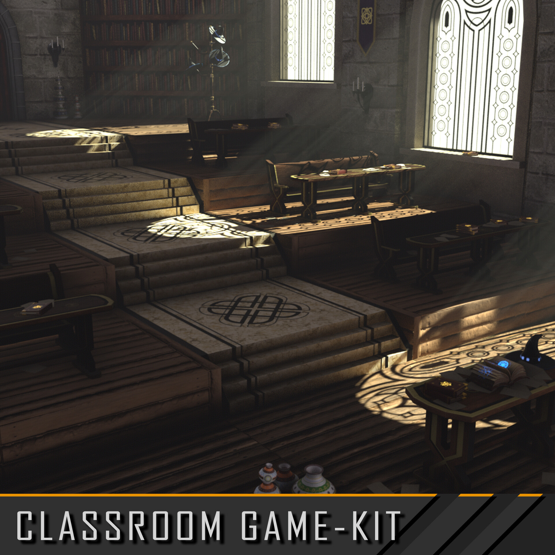 ArtStation - Medieval Classroom Game Kit