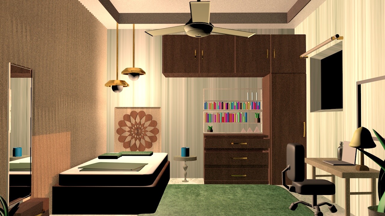 ArtStation - 3D room design