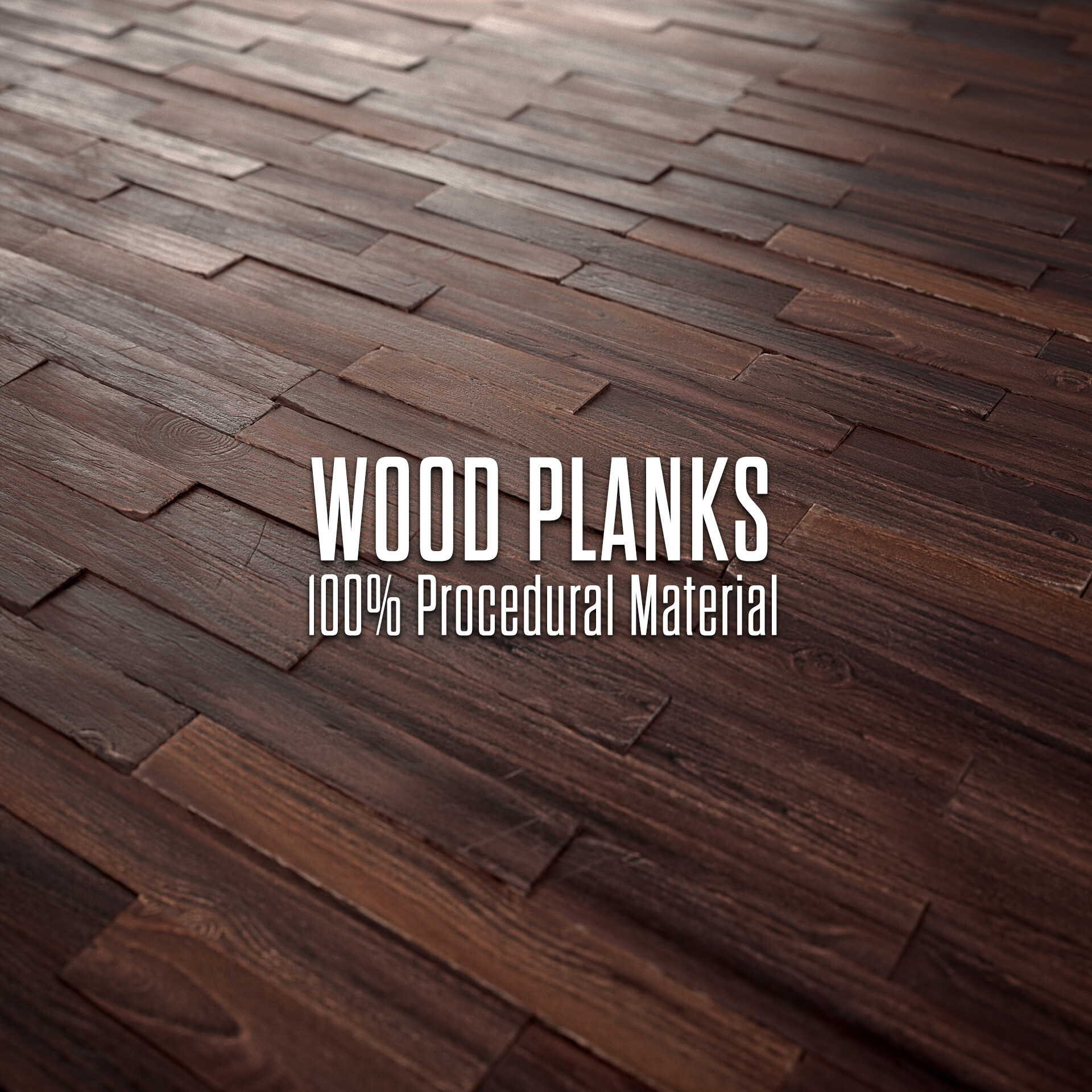 ArtStation - Wood Planks - Fully Procedural Material