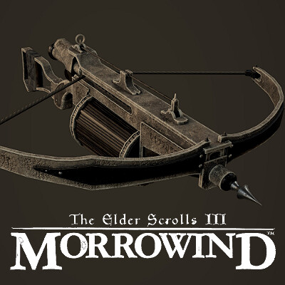 ArtStation - Bonemold Crossbow (Morrowind Ashguard)