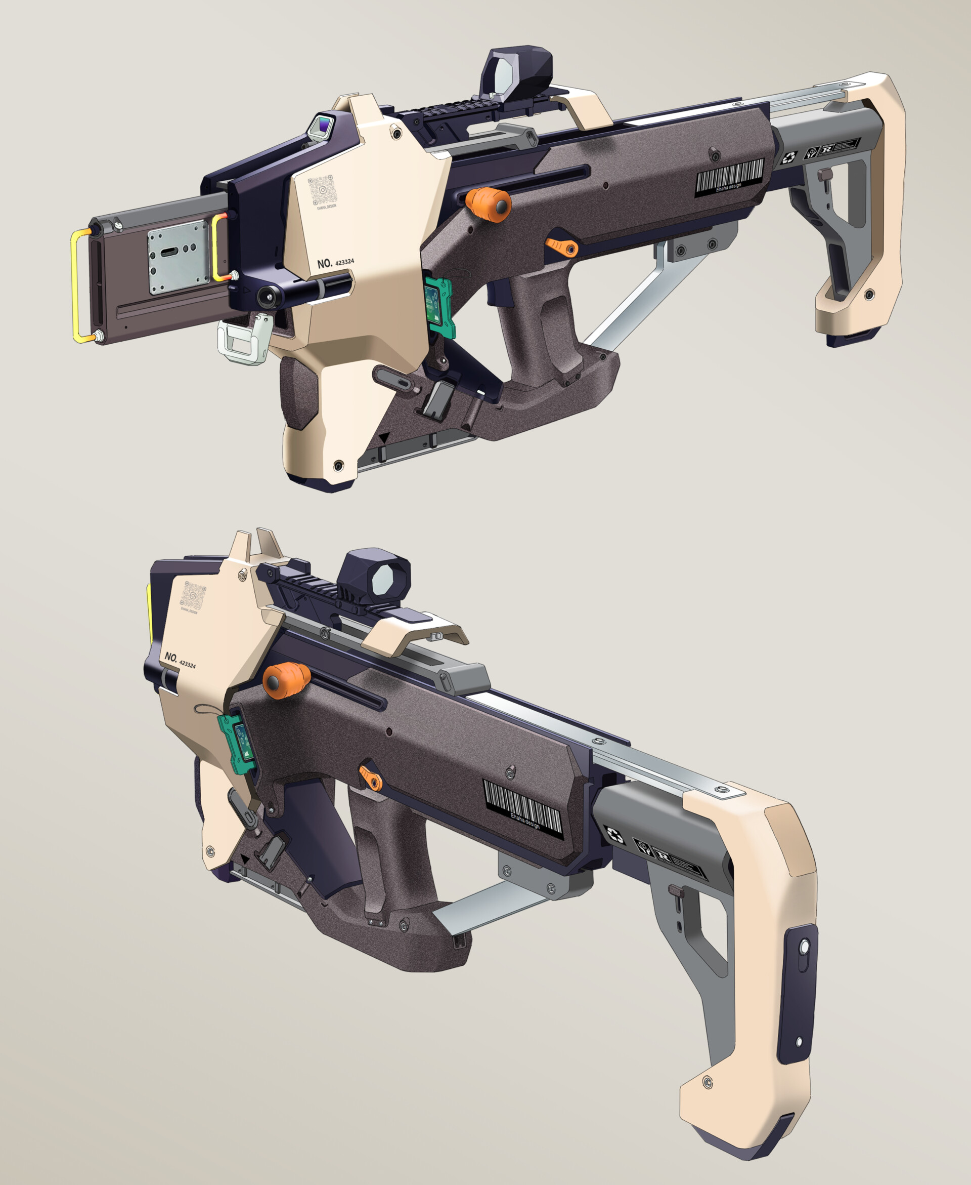 ArtStation - EW-Electric Weapon Sketch