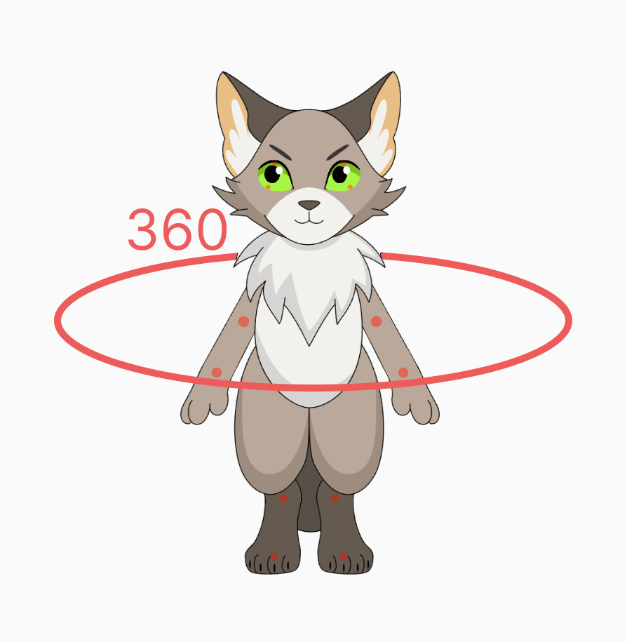 ArtStation - Cat 360 turn