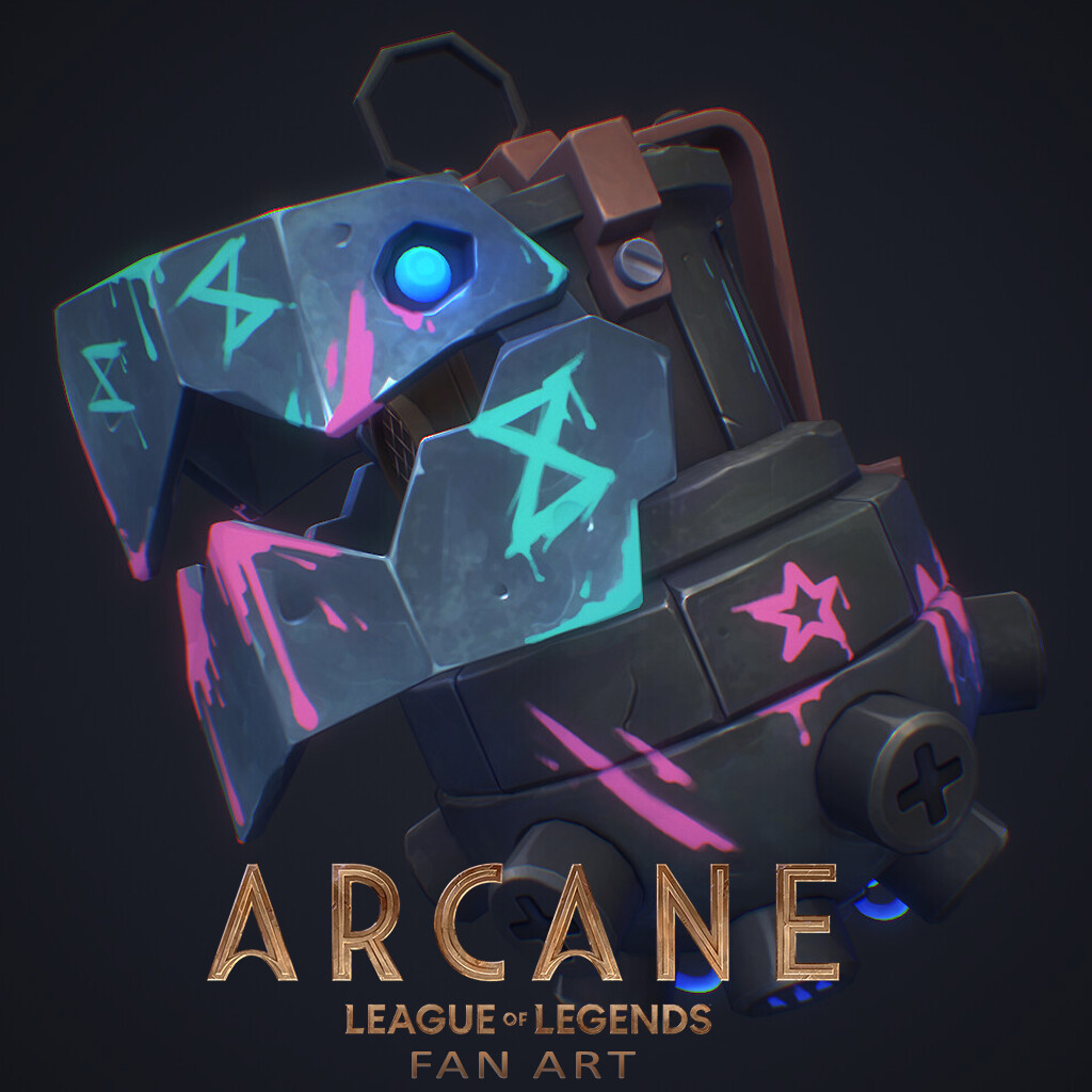ArtStation - Jinx BOOM Grenade