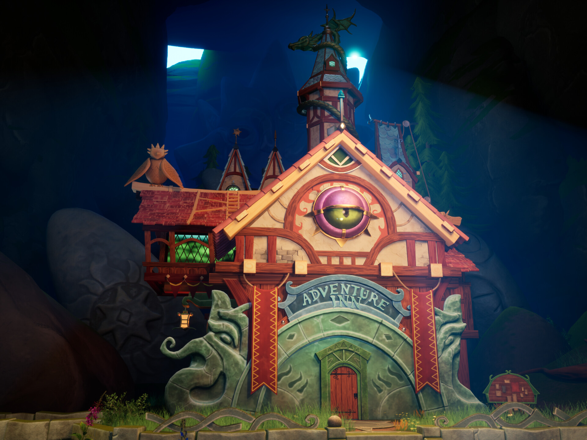 ArtStation - Adventure Inn - Stylized Environment
