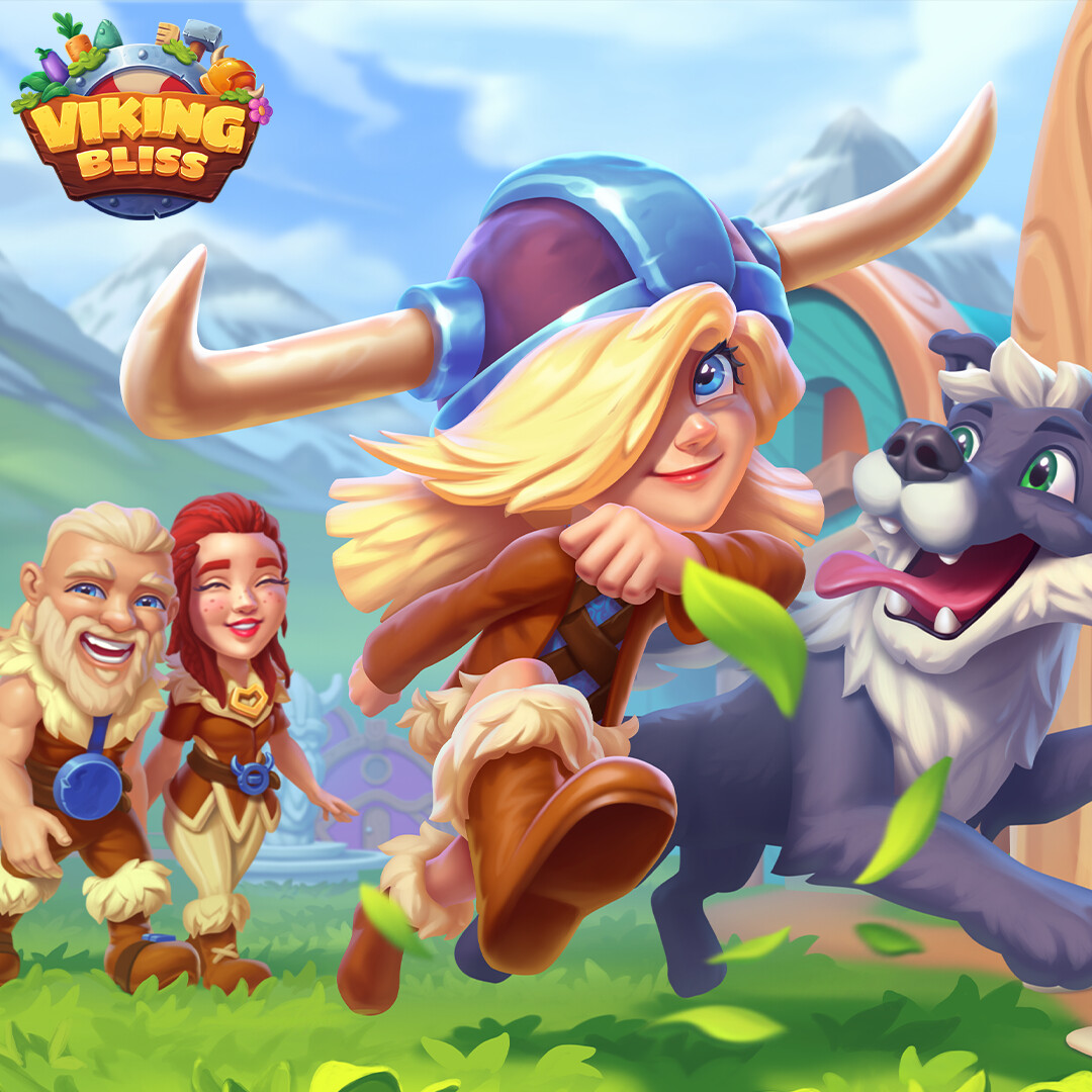 ArtStation - Viking Bliss - Casual Match-3 Game